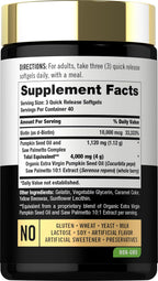 Saw palmetto softgels for men