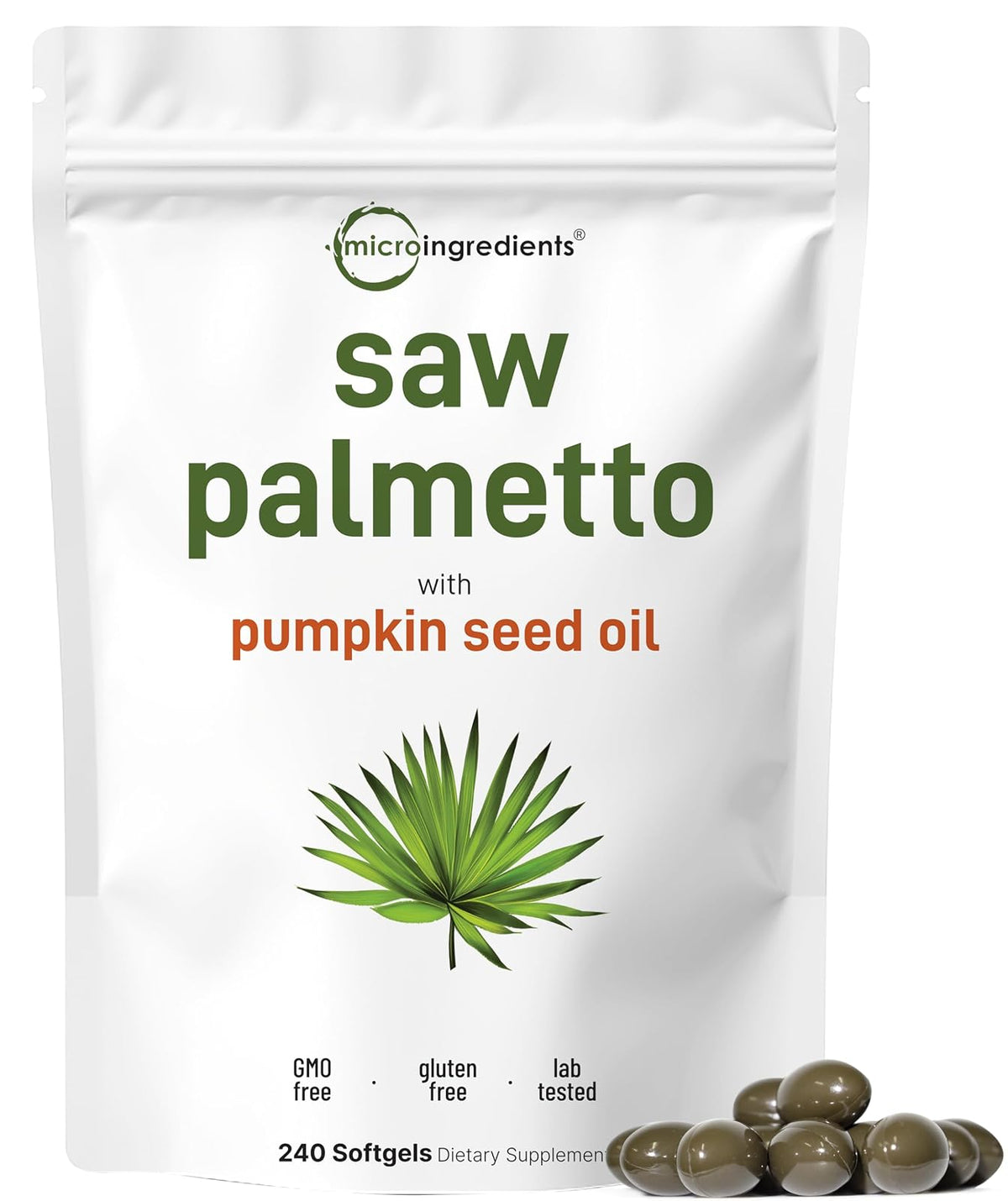 saw palmetto softgels for men