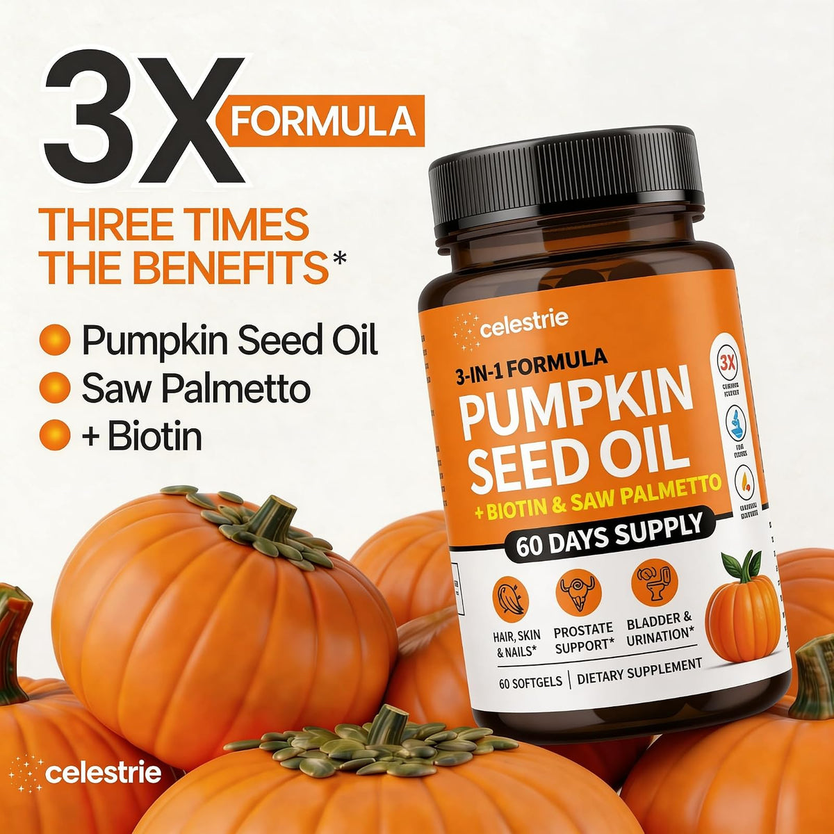 Saw palmetto softgels for wellness