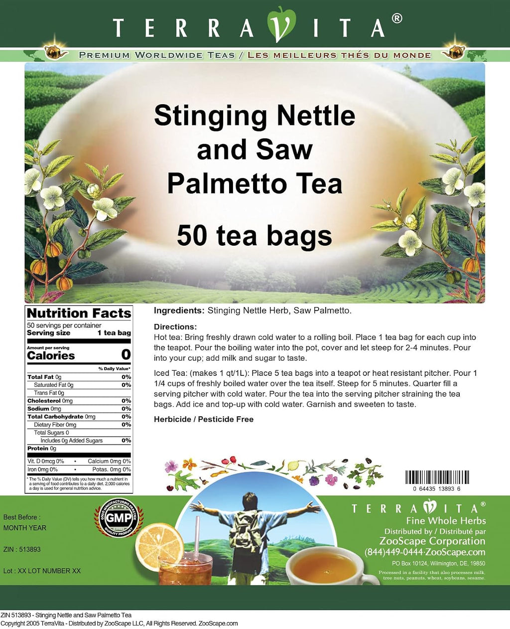 Saw Palmetto tea for wellness