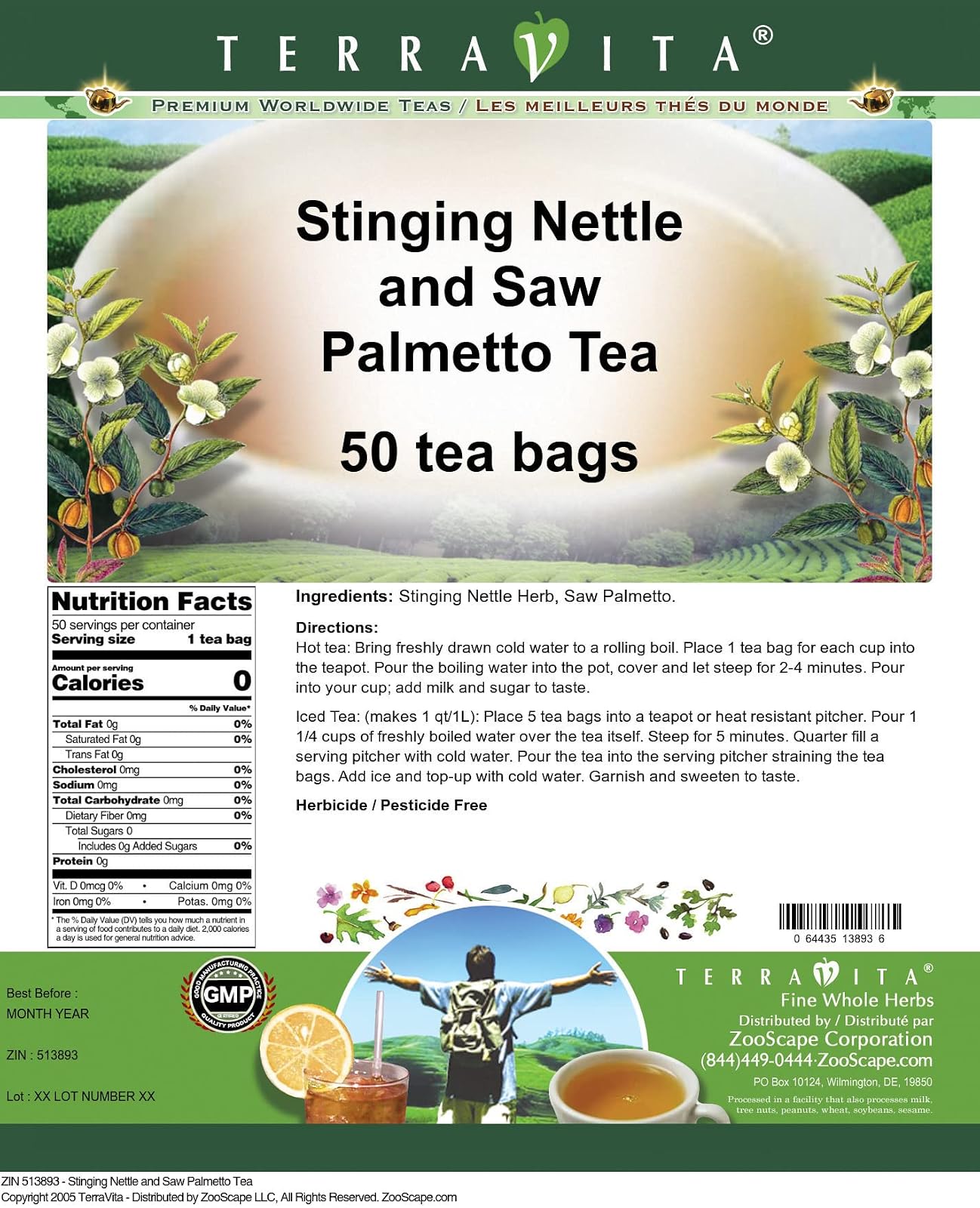 Saw Palmetto tea for wellness
