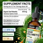 saw palmetto tincture for prostate support