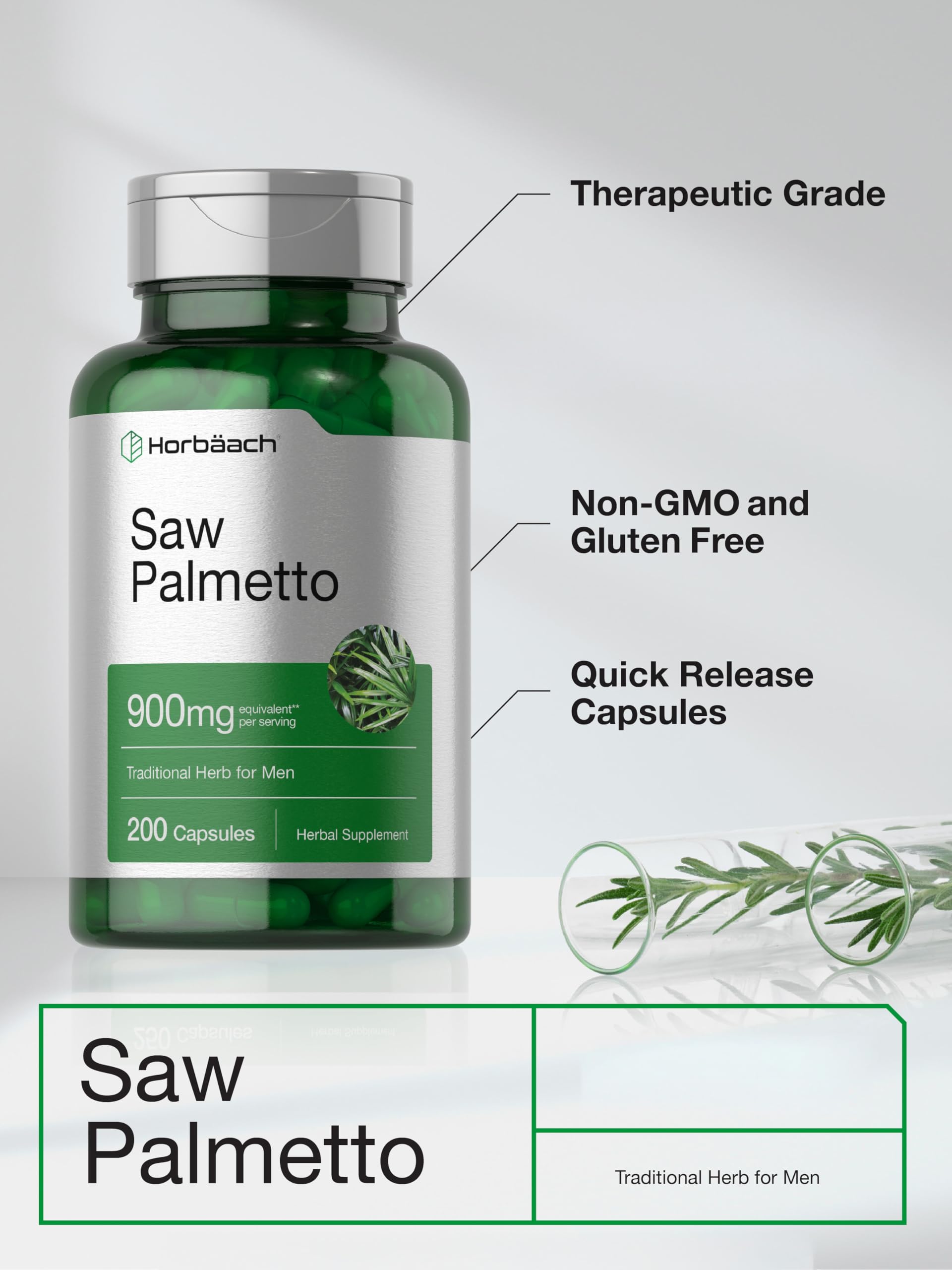 saw palmetto tree extract capsules