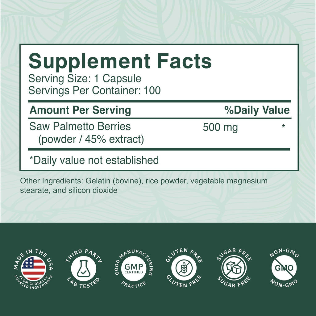 saw palmetto tree health benefits