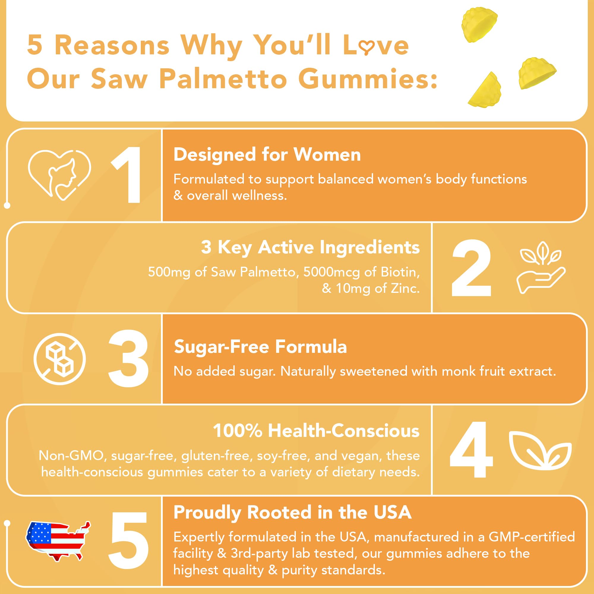 saw palmetto with biotin for hair