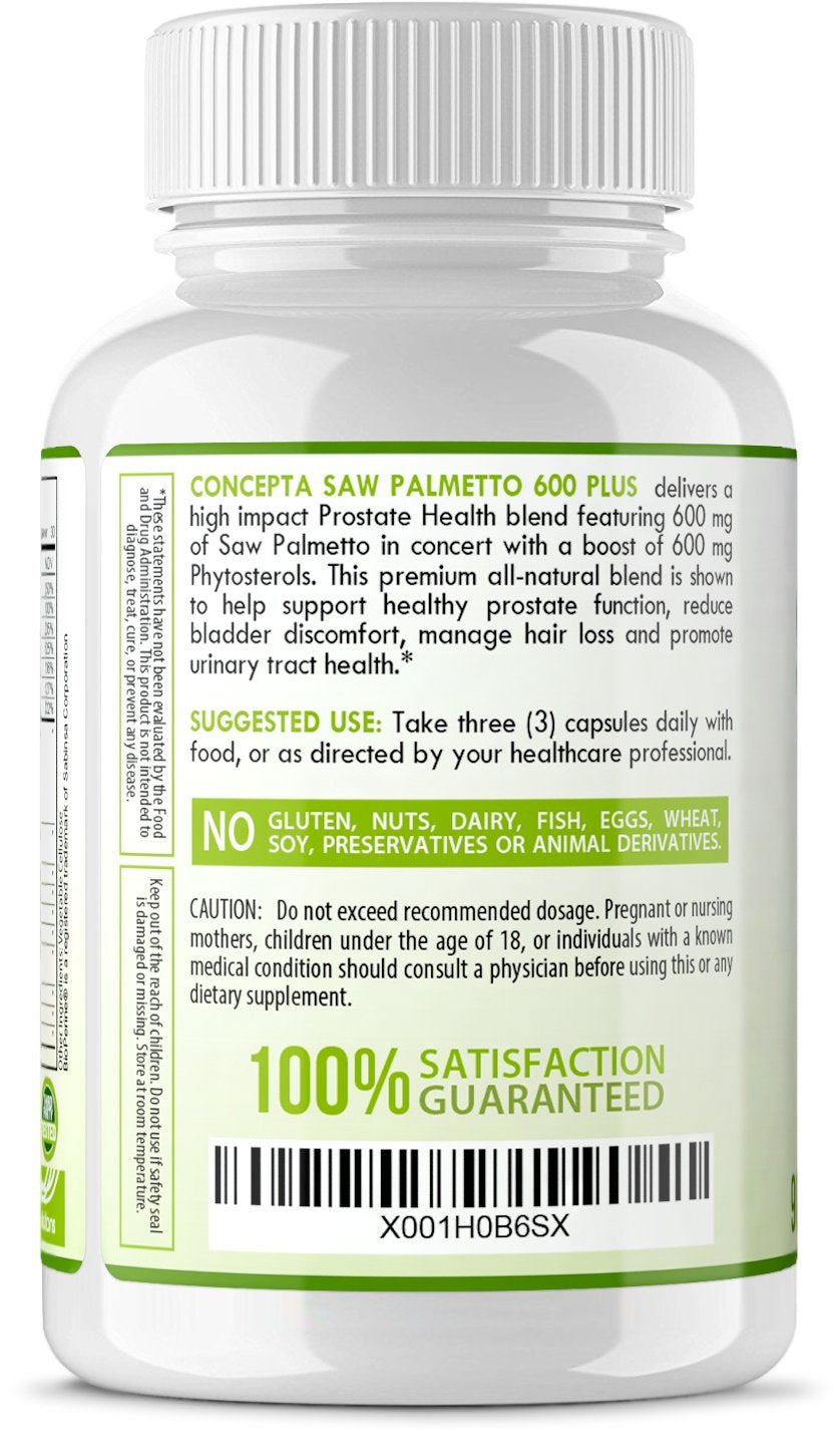 saw palmetto with vitamins B6 B12 D3