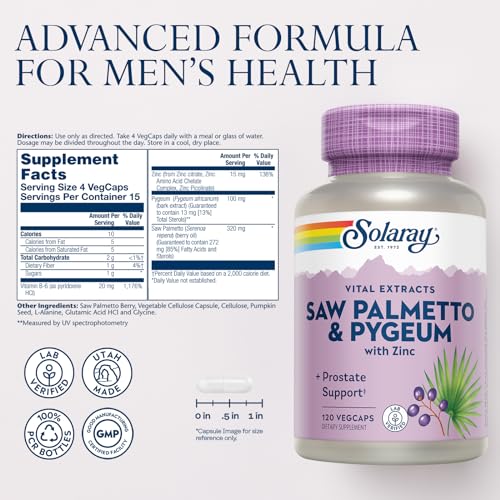 saw palmetto with zinc benefits