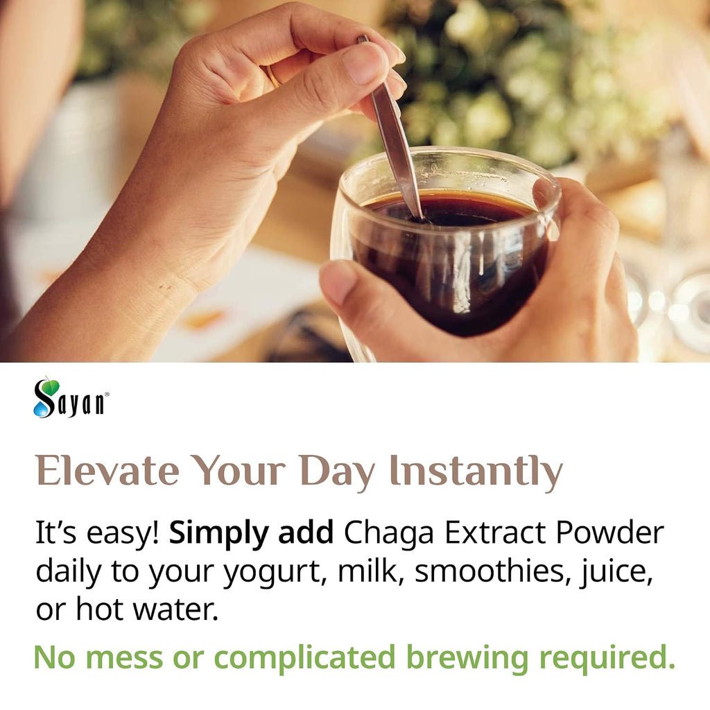 Sayan chaga for mushroom coffee