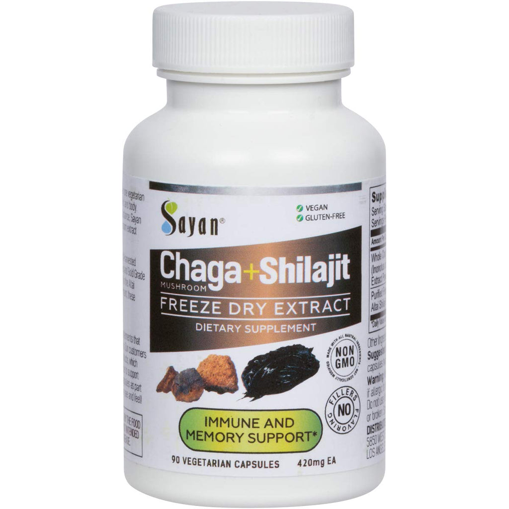 Sayan chaga mushroom capsules benefits