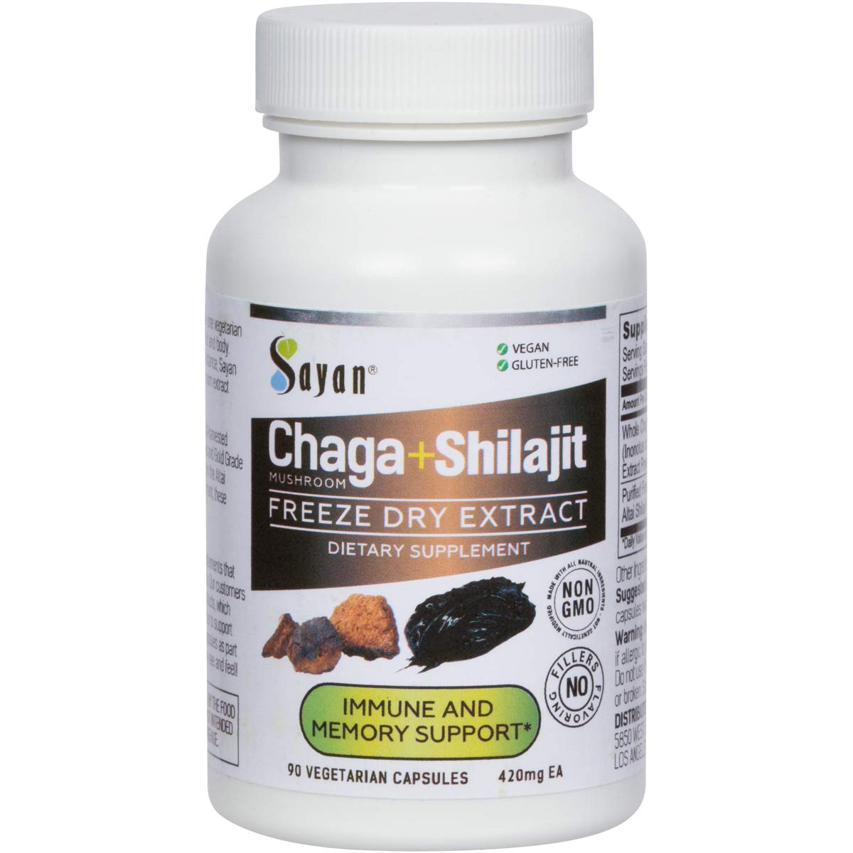 Sayan chaga mushroom capsules benefits