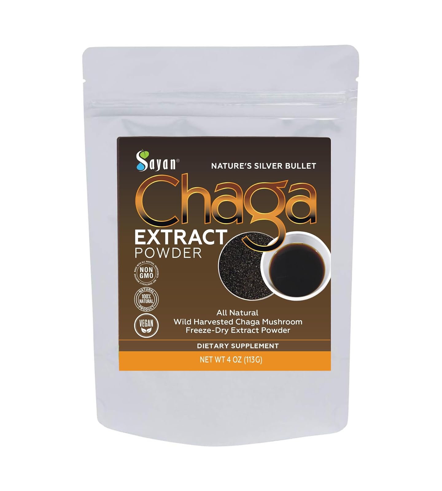 Sayan chaga mushroom extract powder