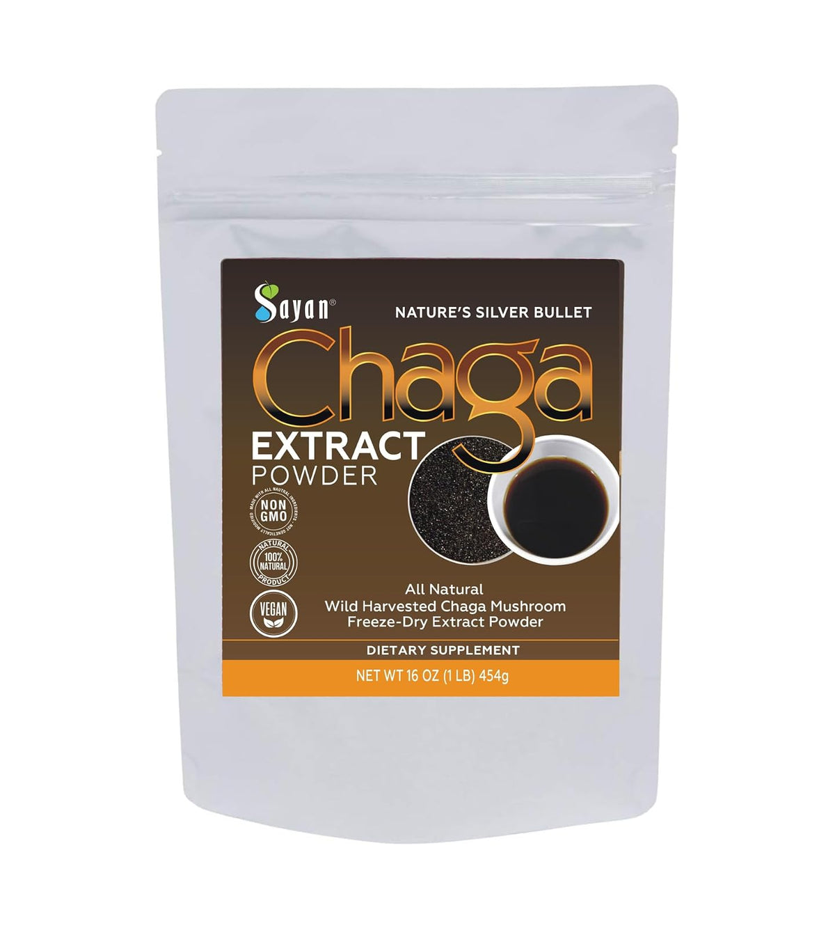 Sayan chaga mushroom extract powder