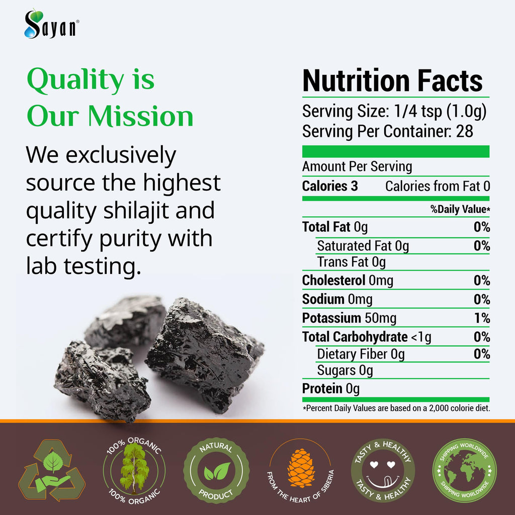 Sayan shilajit for natural endurance