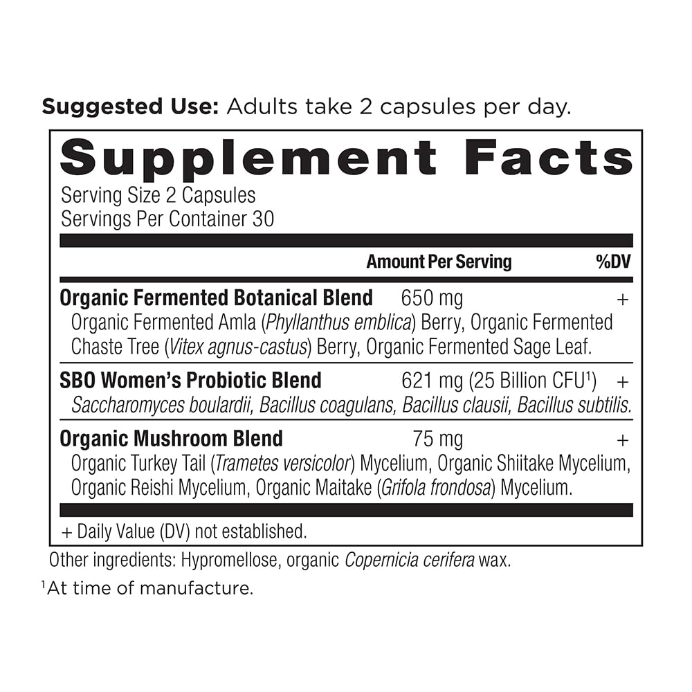 SBO probiotics 25 billion CFUs