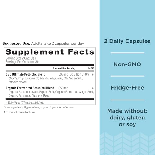 SBO probiotics 50 billion CFUs