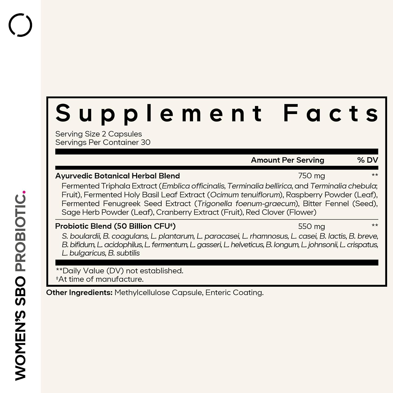 SBO probiotics for digestive support