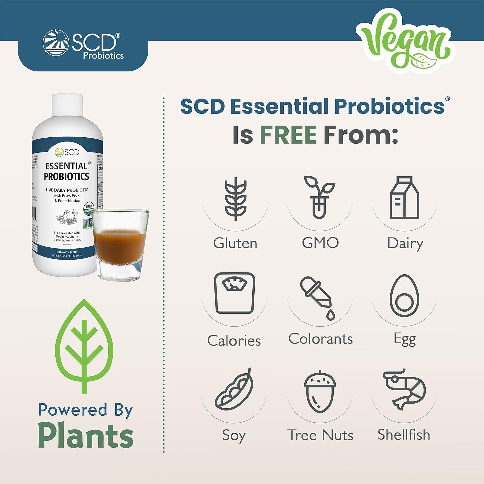 SCD probiotics for balanced digestion