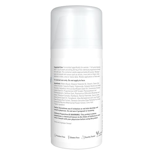 scent free progesterone cream benefits