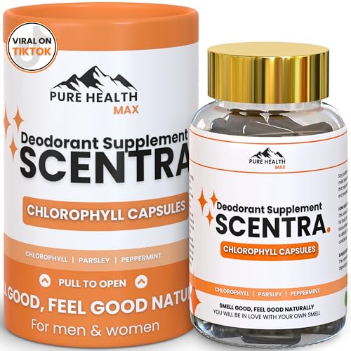 Scentra chlorophyll capsules for detox