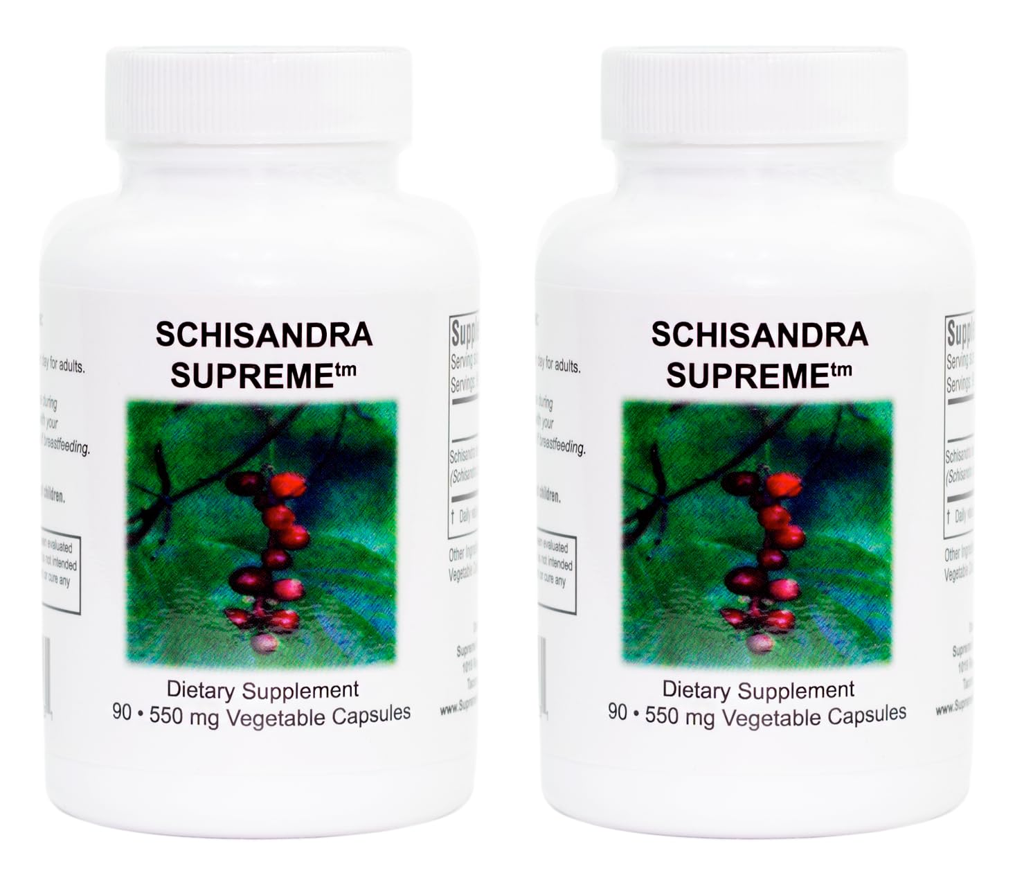 Schisandra Supreme vegetarian capsules benefits