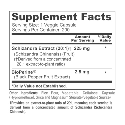Schizandra capsules for immune support