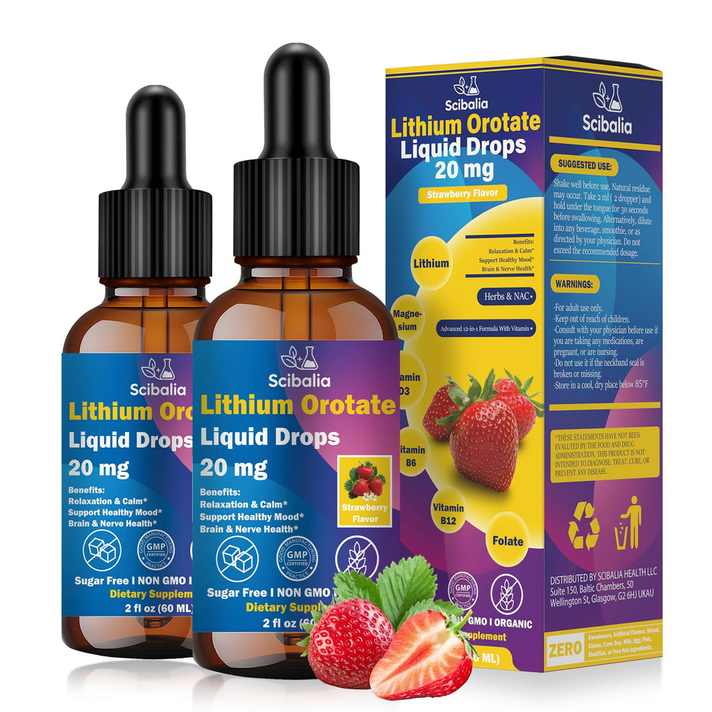 Scibalia lithium orotate liquid drops
