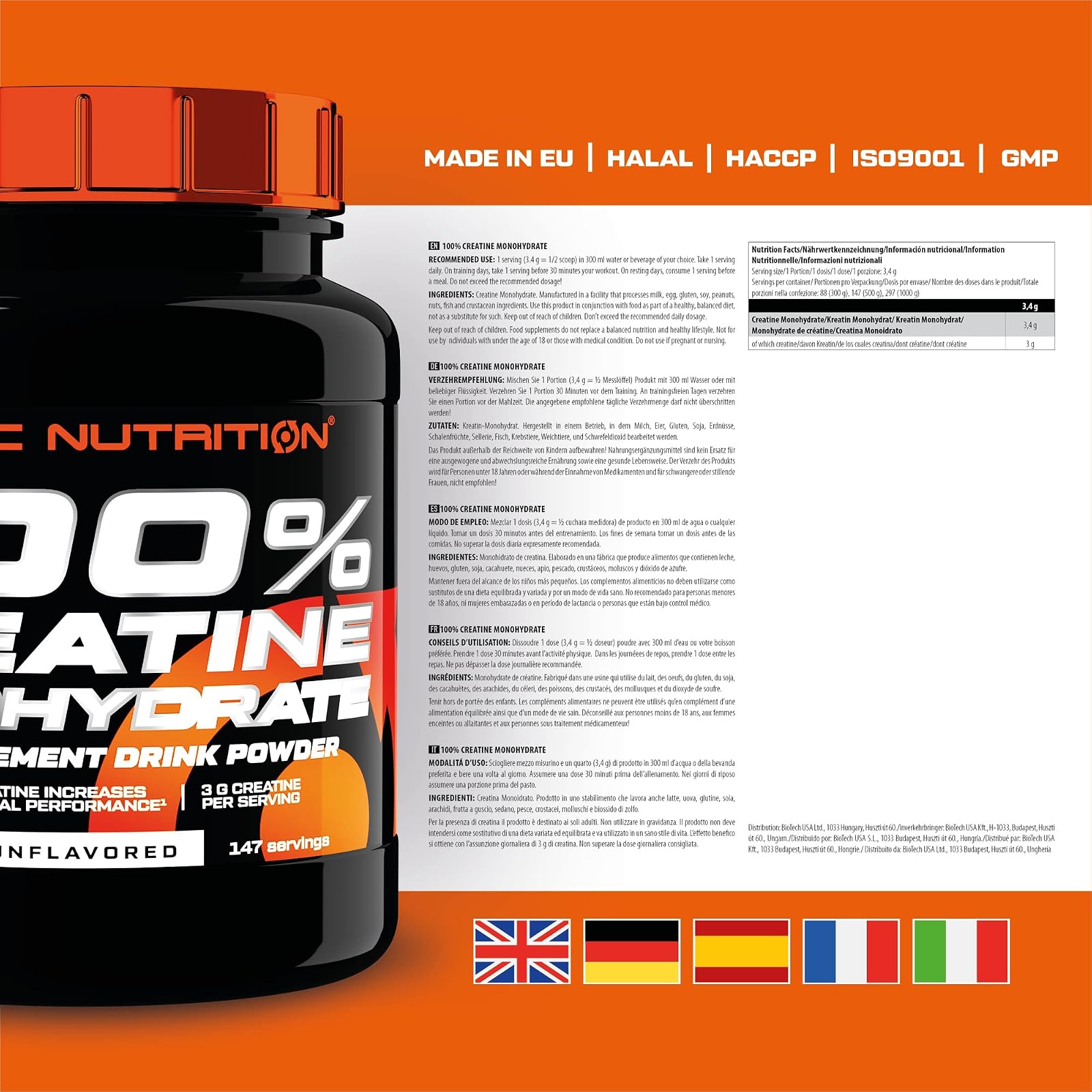 Scitec creatine for enhanced workout recovery