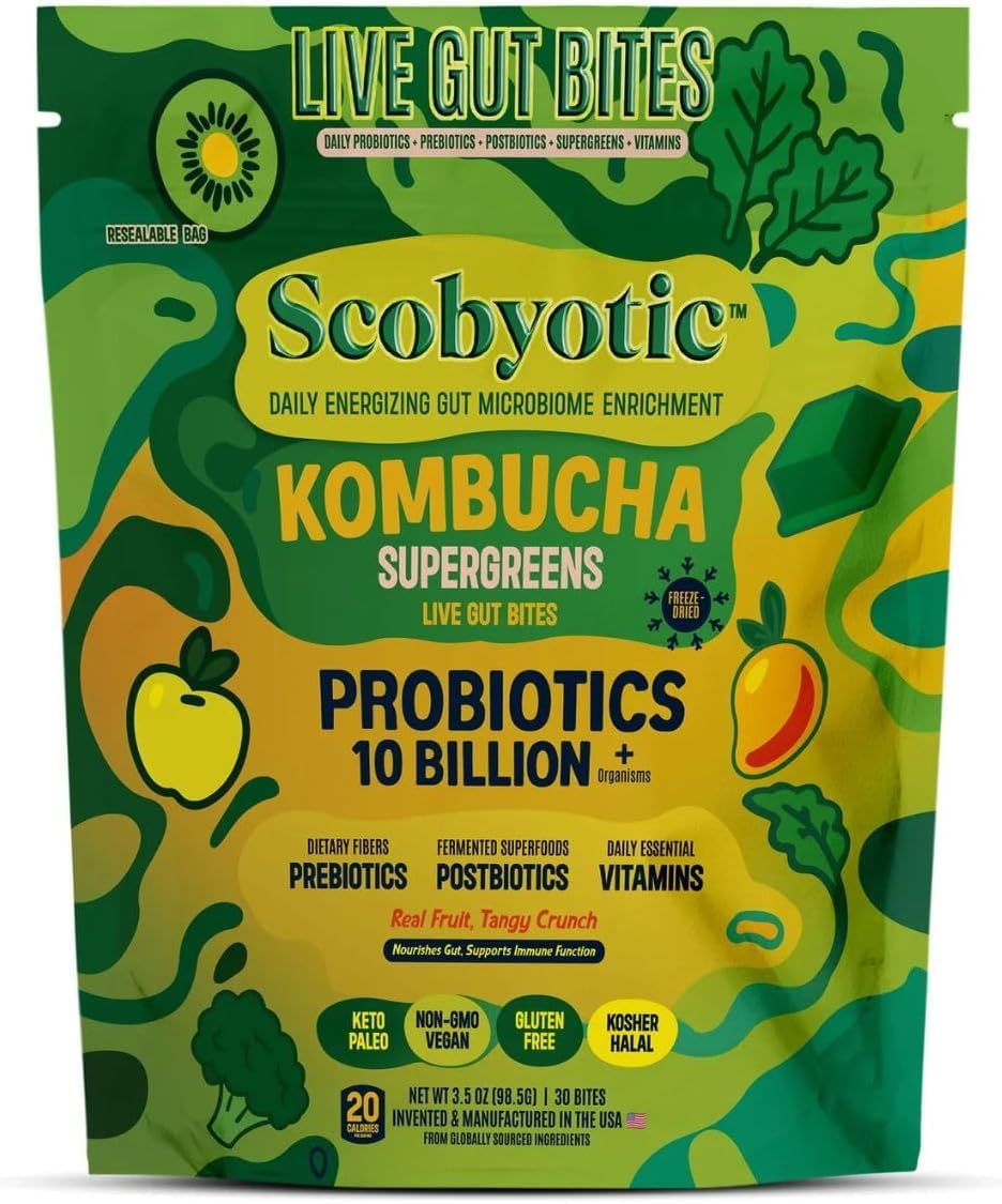Scobyotic Kombucha gut health bites