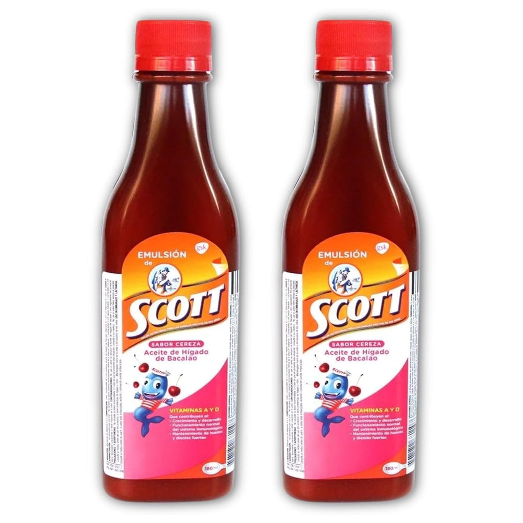Scott Cod Liver Oil cherry flavour