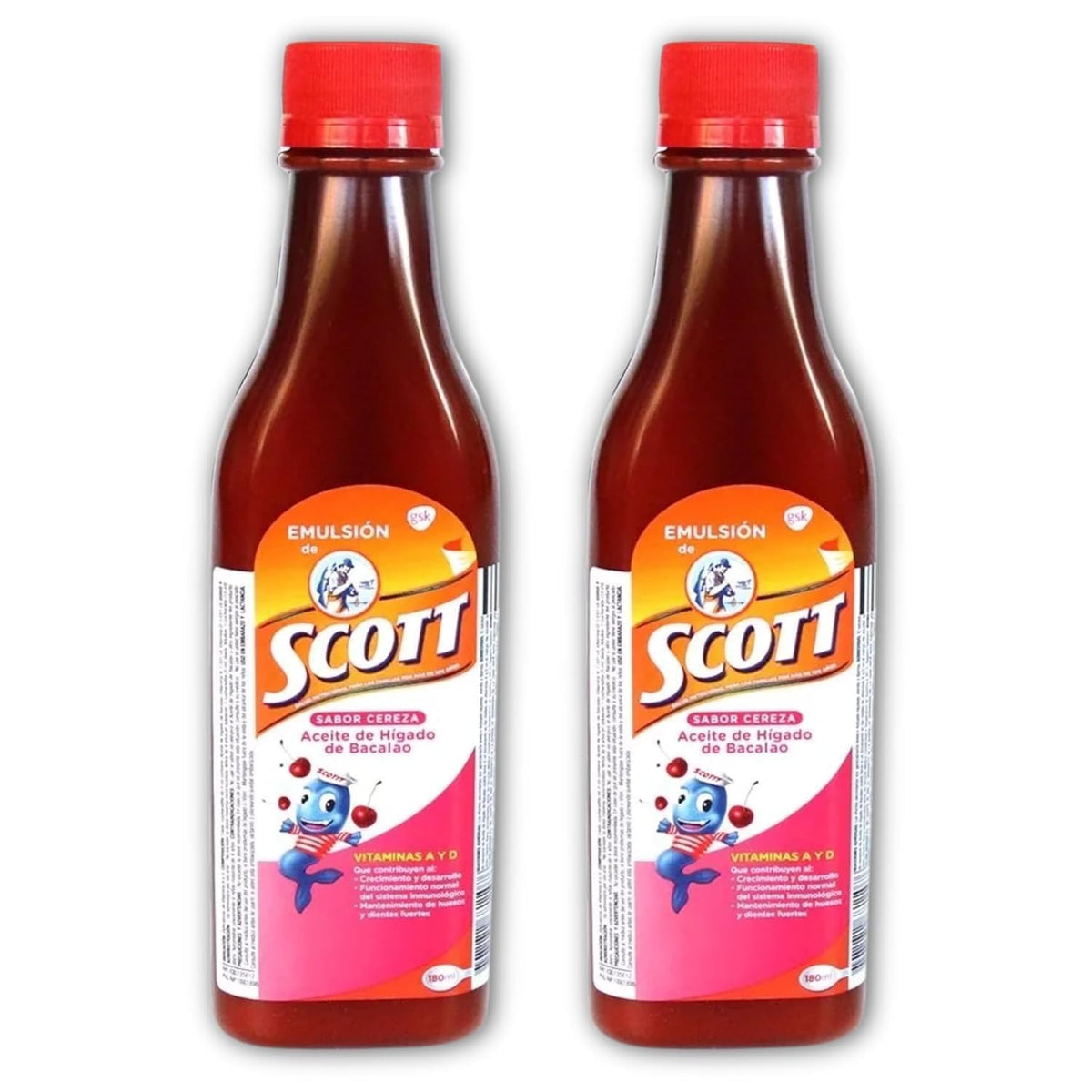 Scott Cod Liver Oil cherry flavour