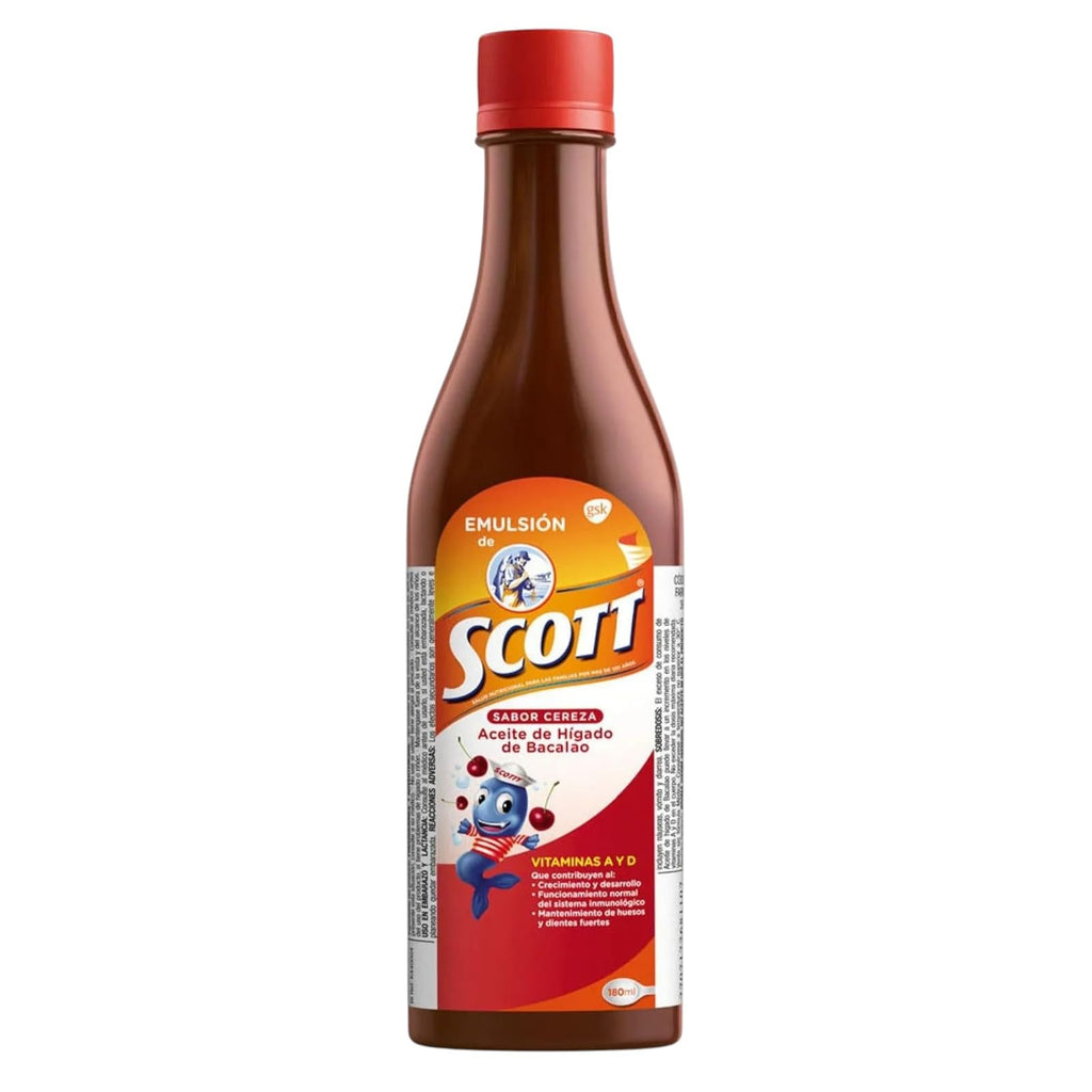 Scott Emulsion cherry flavor fish oil