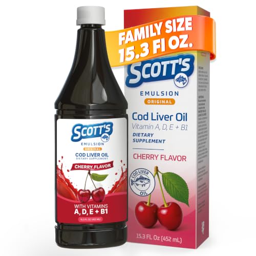 Scott's Emulsion cherry cod liver oil