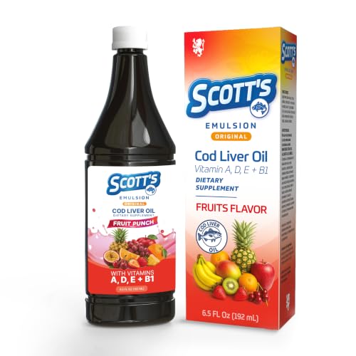 Scott's Emulsion cod liver oil benefits