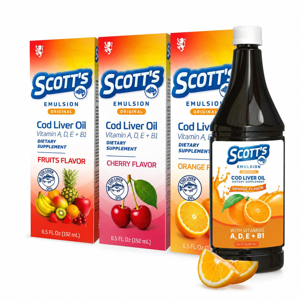 Scott's Emulsion cod liver oil benefits