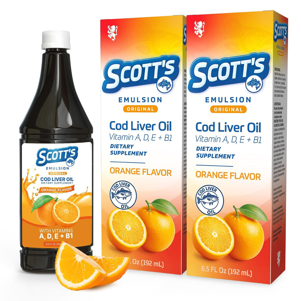 SCOTT'S EMULSION cod liver oil benefits