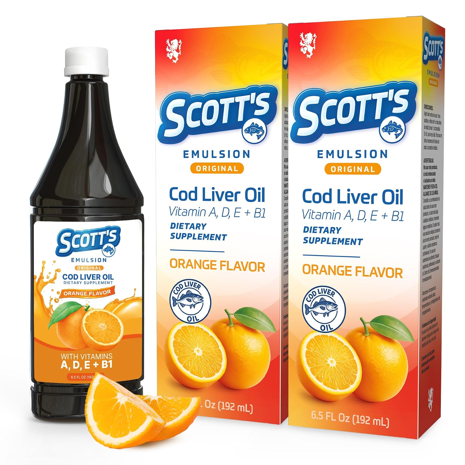 SCOTT'S EMULSION cod liver oil benefits