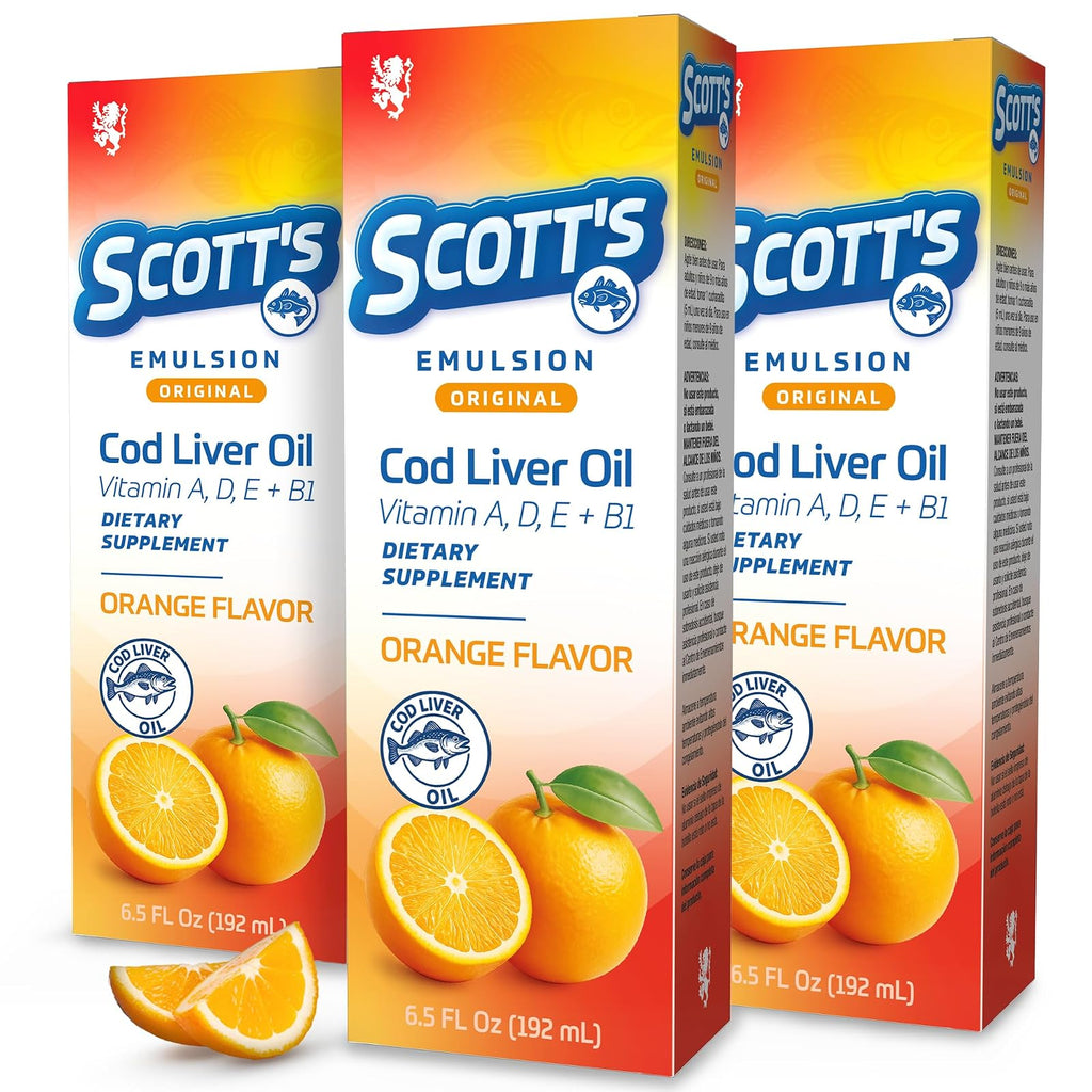 Scott's Emulsion cod liver oil benefits