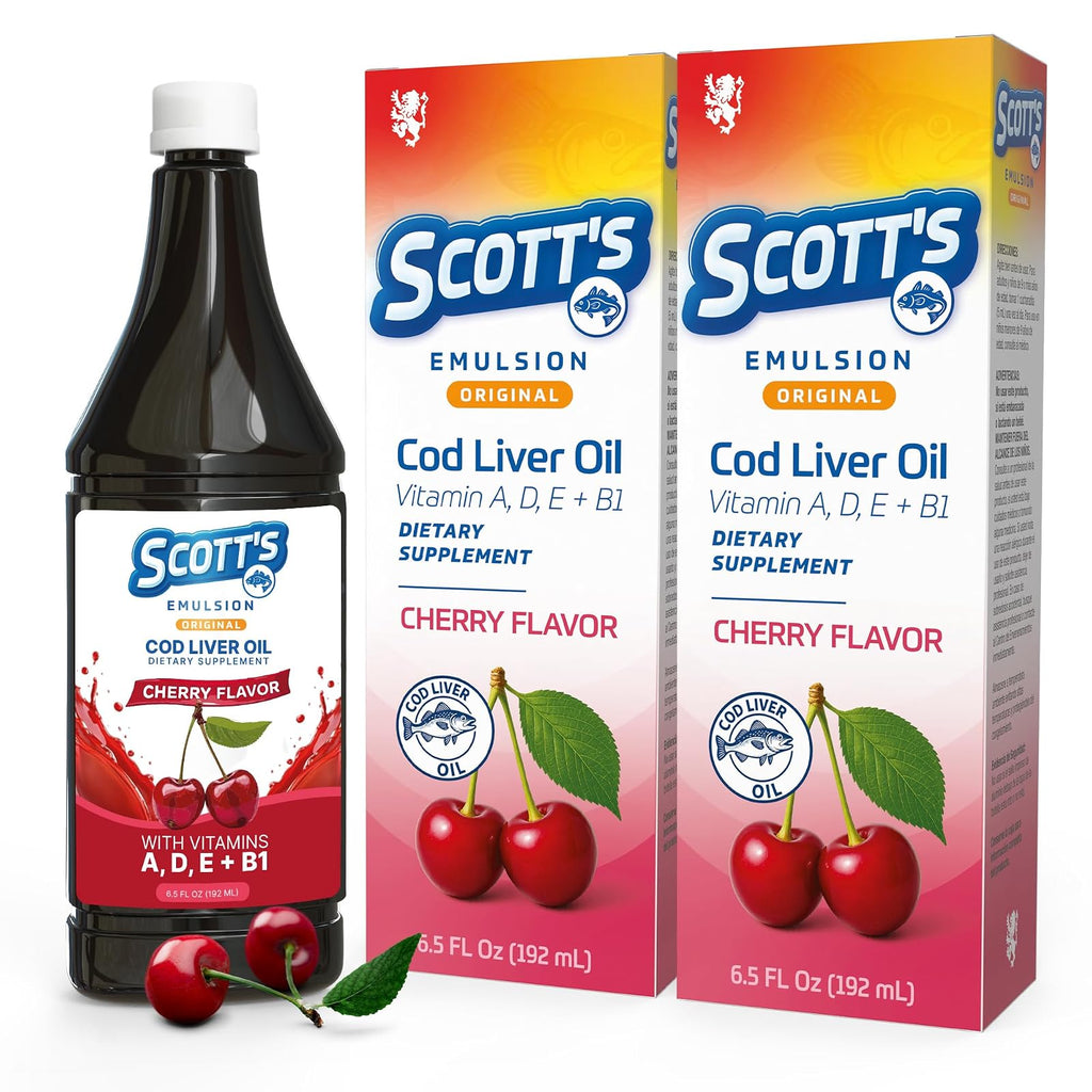 SCOTT'S EMULSION cod liver oil benefits