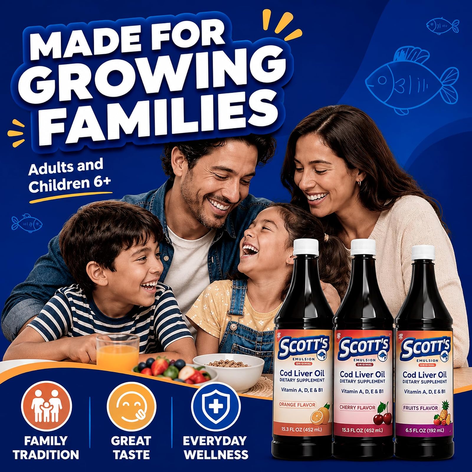 SCOTT'S EMULSION fish oil benefits