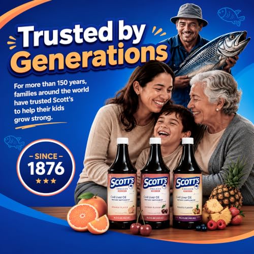 Scott's Emulsion liquid for better health