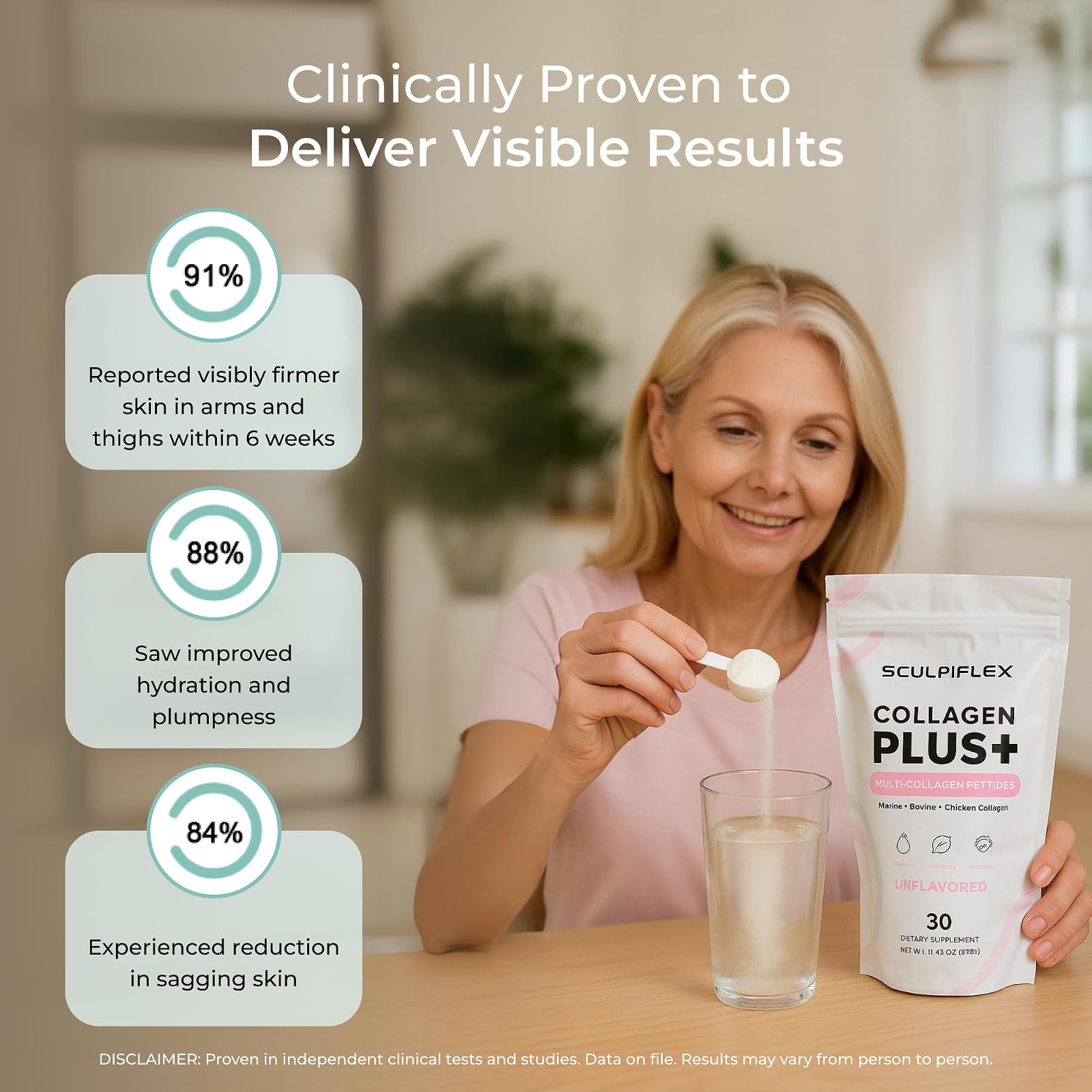 Sculpiflex collagen for joint health