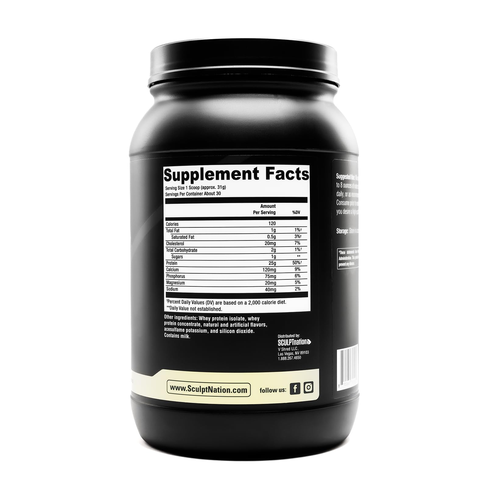 Sculpt Nation protein powder for recovery