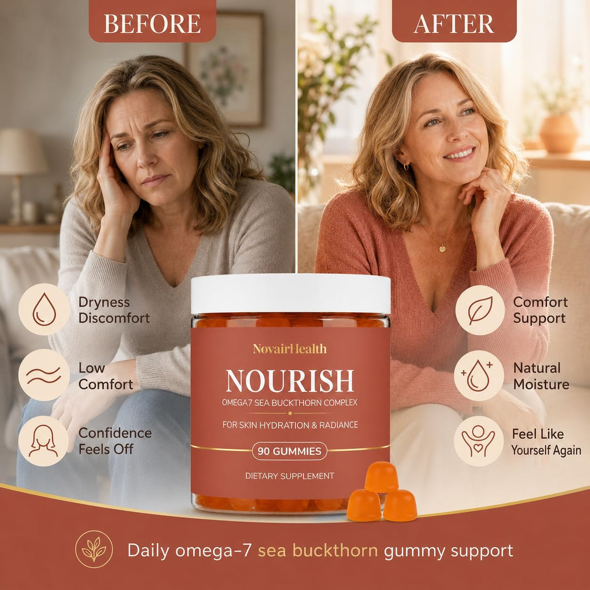 Sea buckthorn gummies for daily nutrition