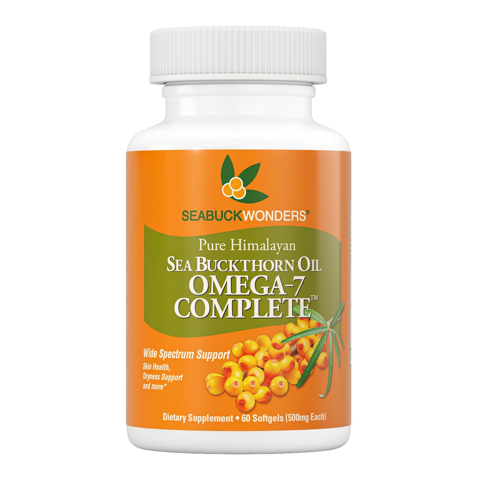 Sea Buckthorn Oil softgels for wellness