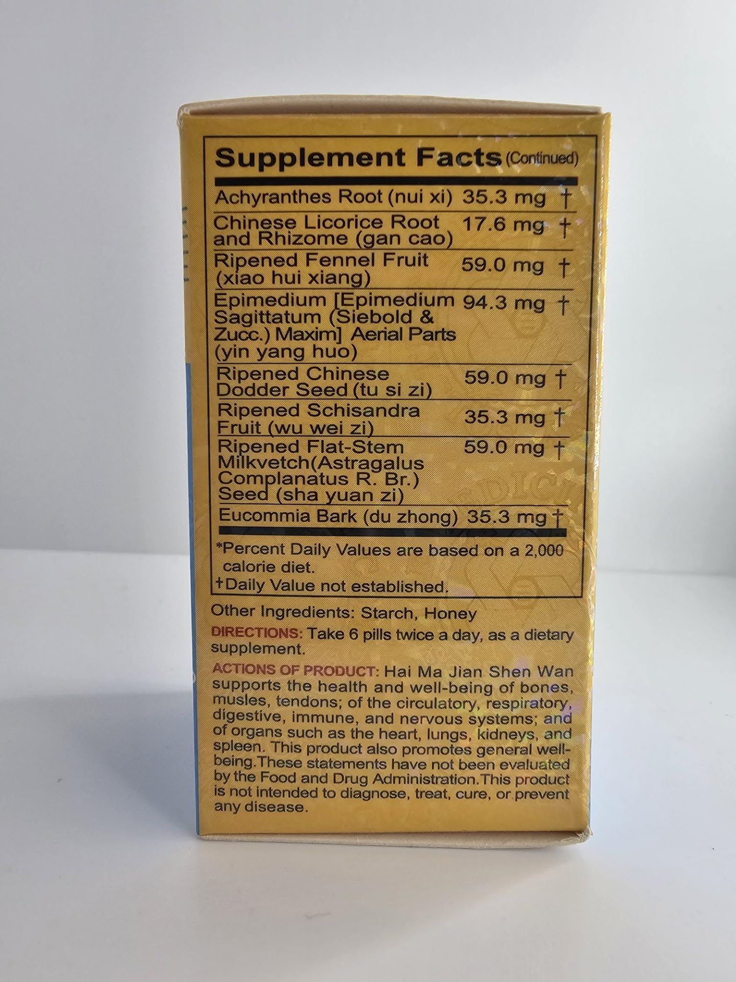 Sea Horse Bushing 120 pills for daily wellness
