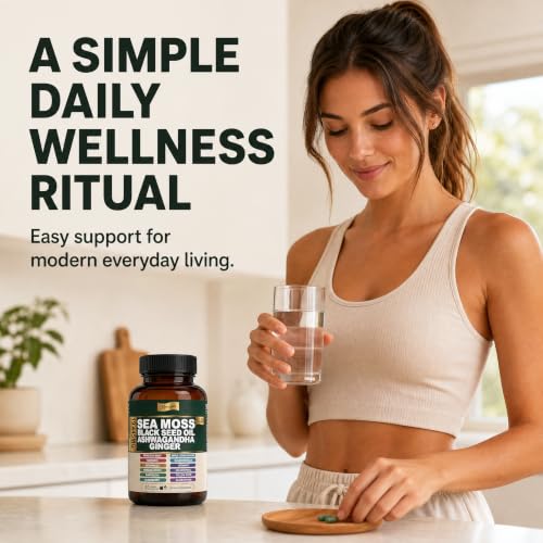 Sea moss and ashwagandha for balance