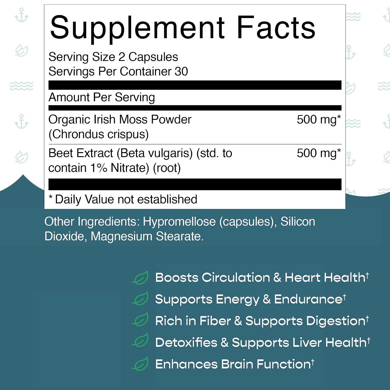 Sea moss and beetroot for vitality