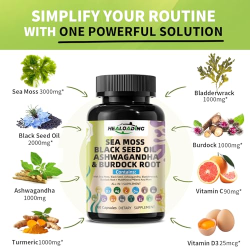 sea moss and bladderwrack for nutrient boost
