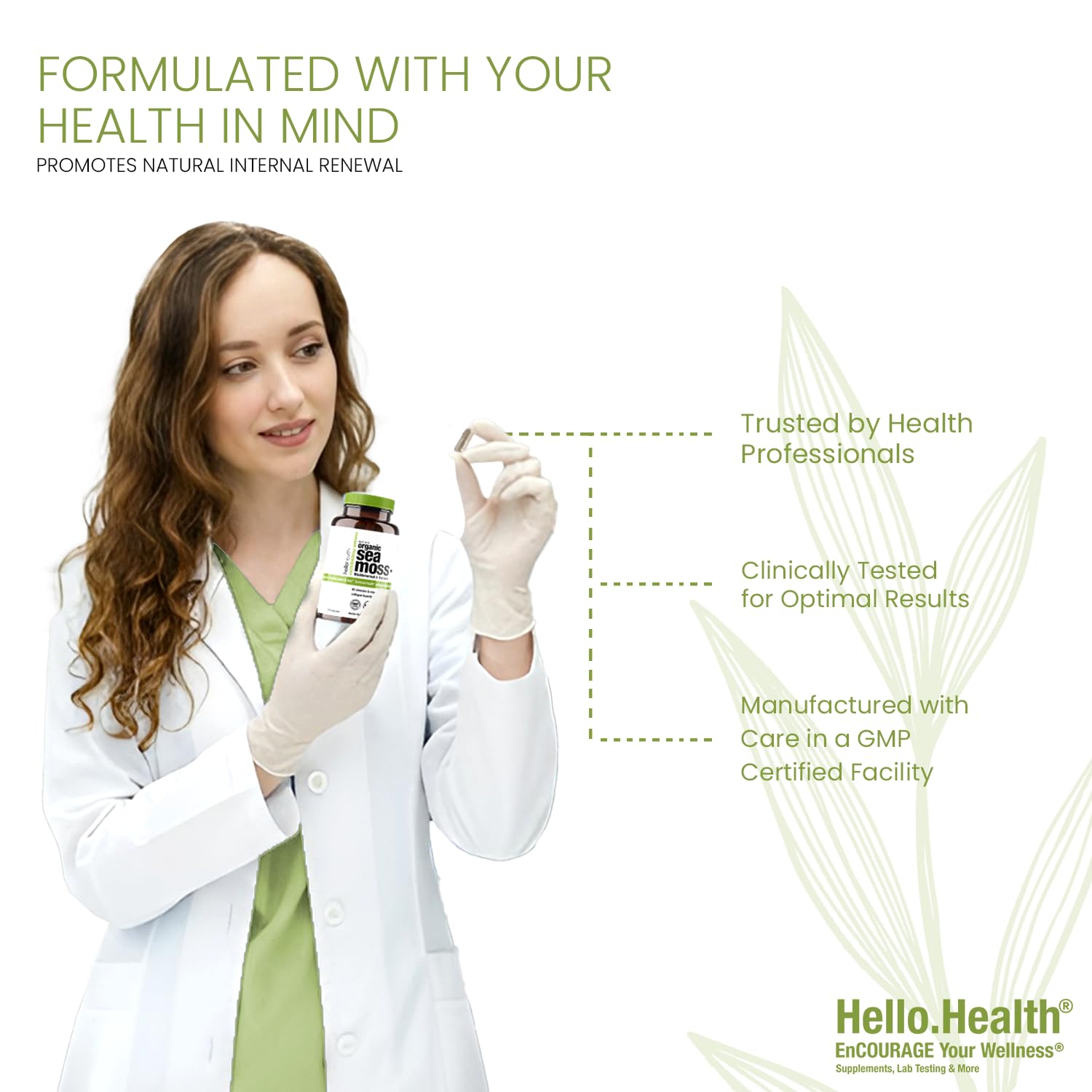 sea moss and burdock root blend
