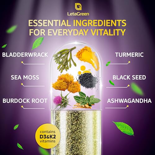 sea moss and lion's mane synergy